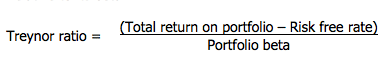 Treynor Ratio - Global Financial Markets Institute